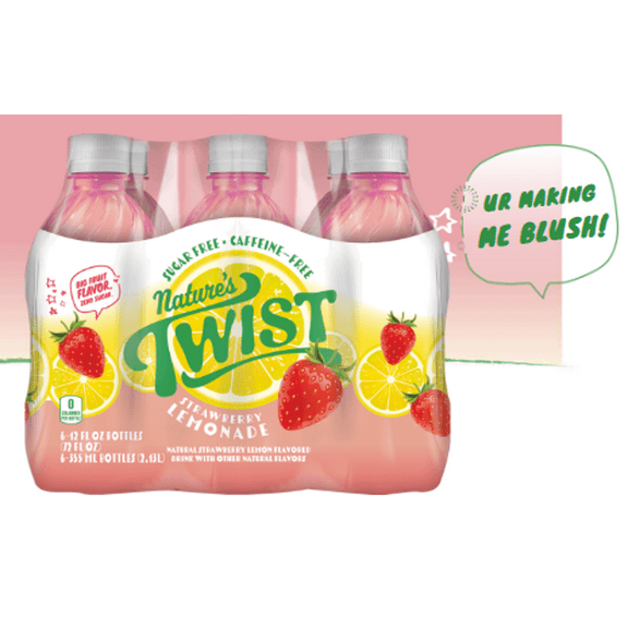 Dole Strawberry Lemonade, 20 Oz Bottle, Sweet and Tangy Fruit Juice ...