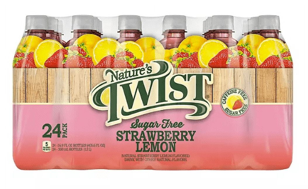 Nature's Twist Strawberry Lemon Lemonade 16.9 fl oz 24 pack - Walmart.com