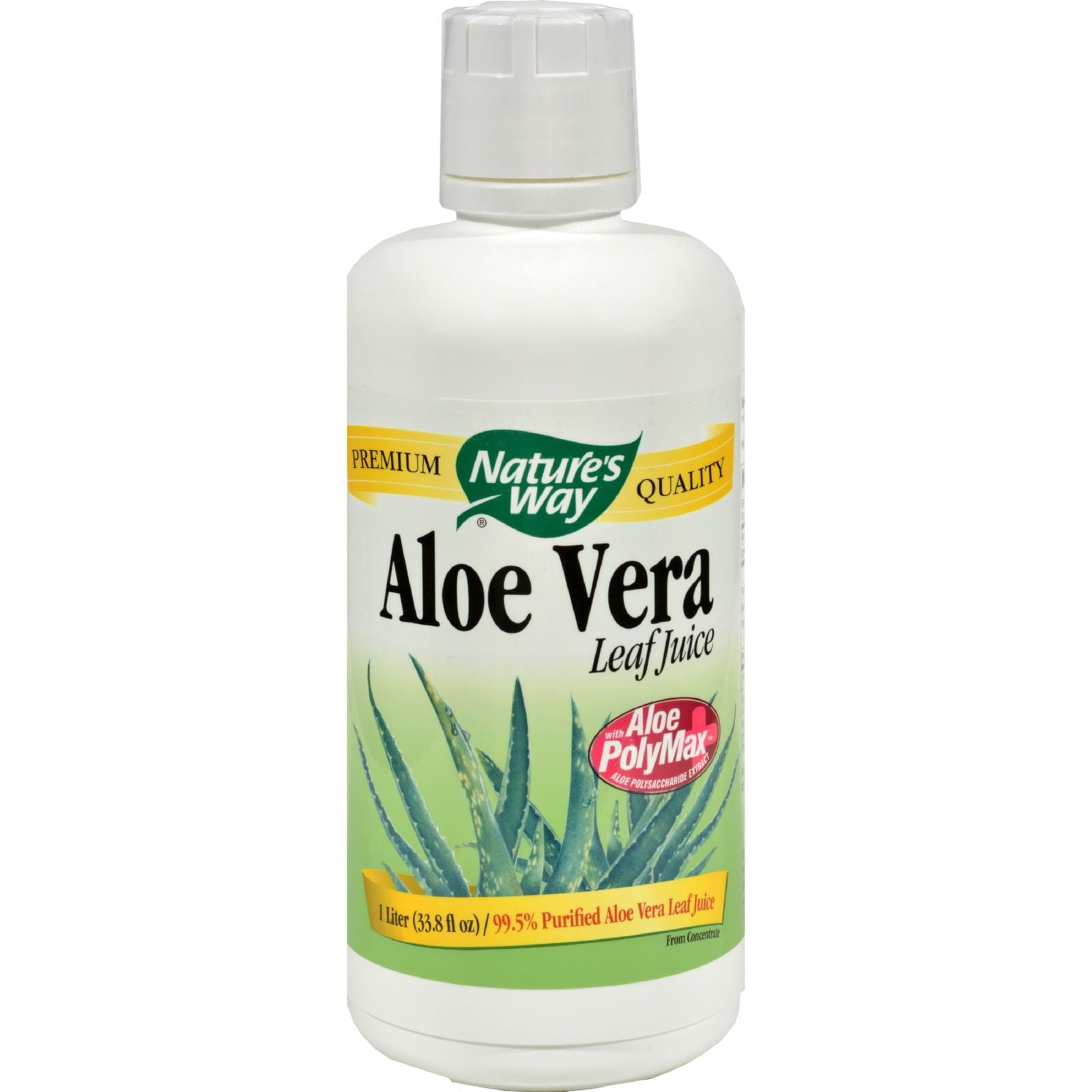 Nature's Way Aloe Vera Leaf Juice 99.5% Purified Aloe Vera Leaf Juice ...