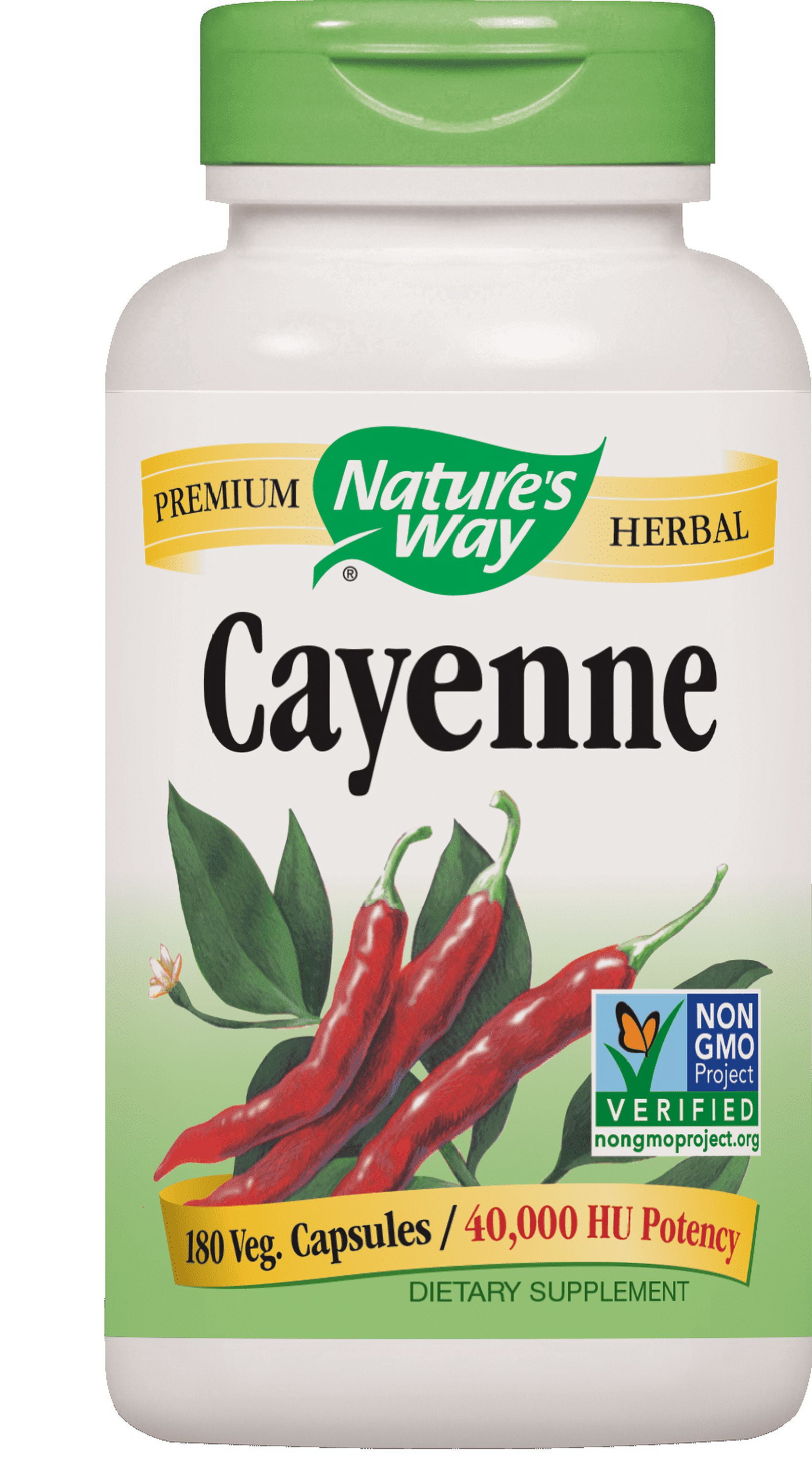 Nature's Way Health Supplement - Cayenne Pepper 450 mg, 100 Capsules ...