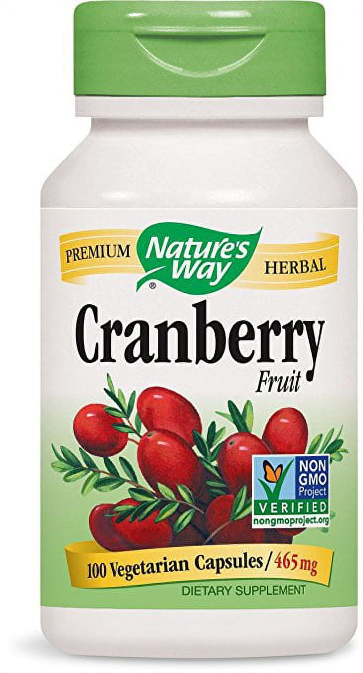 Nature's Way Cranberry Fruit Capsule, 100 Count - Walmart.com