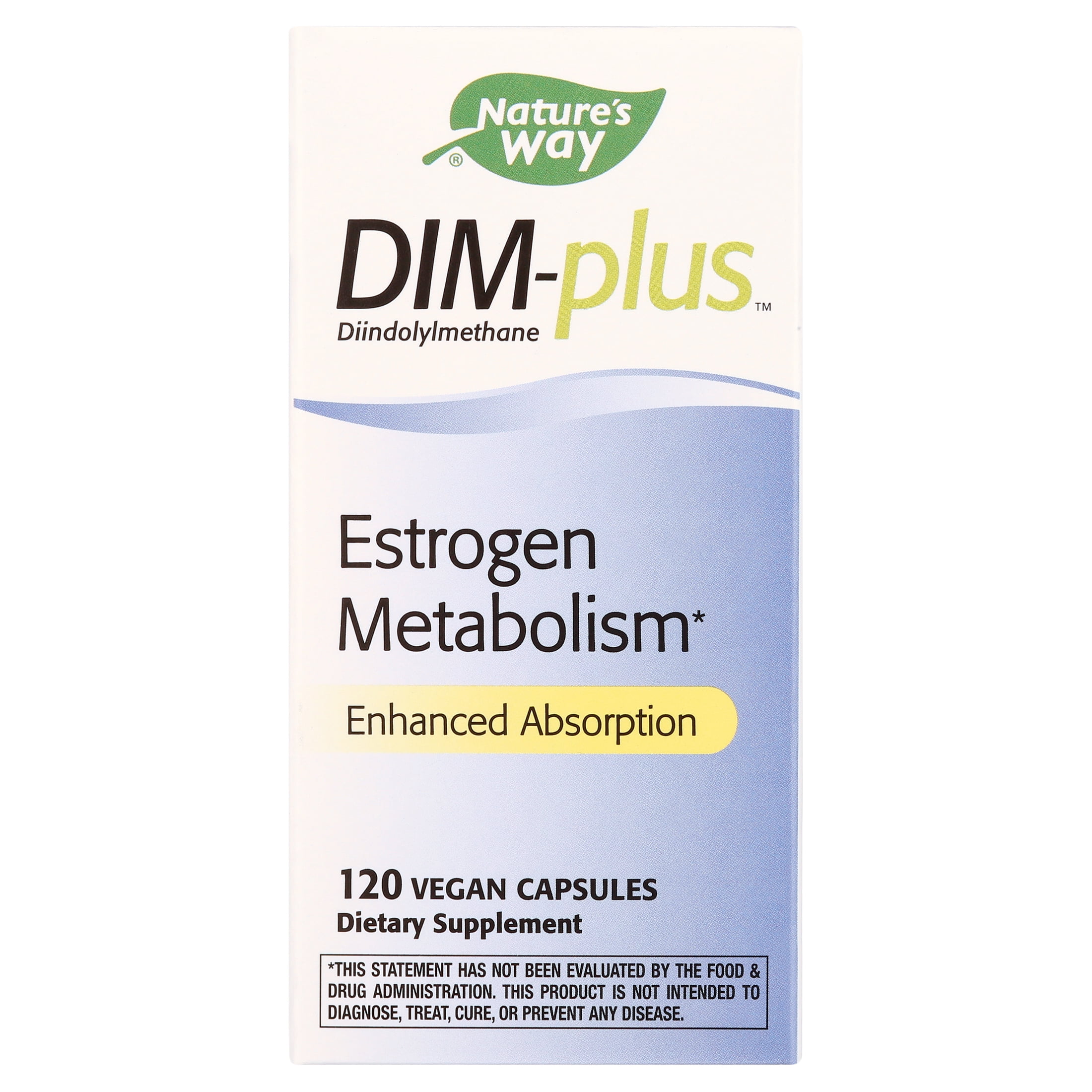 Nature's Way DIM-plus Supplement Capsules, Supports Balanced Estrogen ...