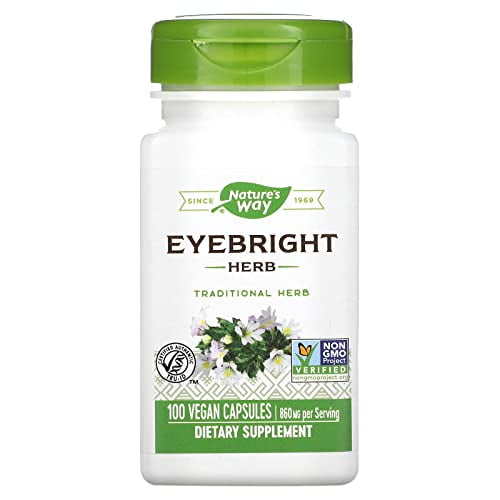 Nature's Way Eyebright Herb, 860 mg per Serving, 100 VCaps - Walmart.com
