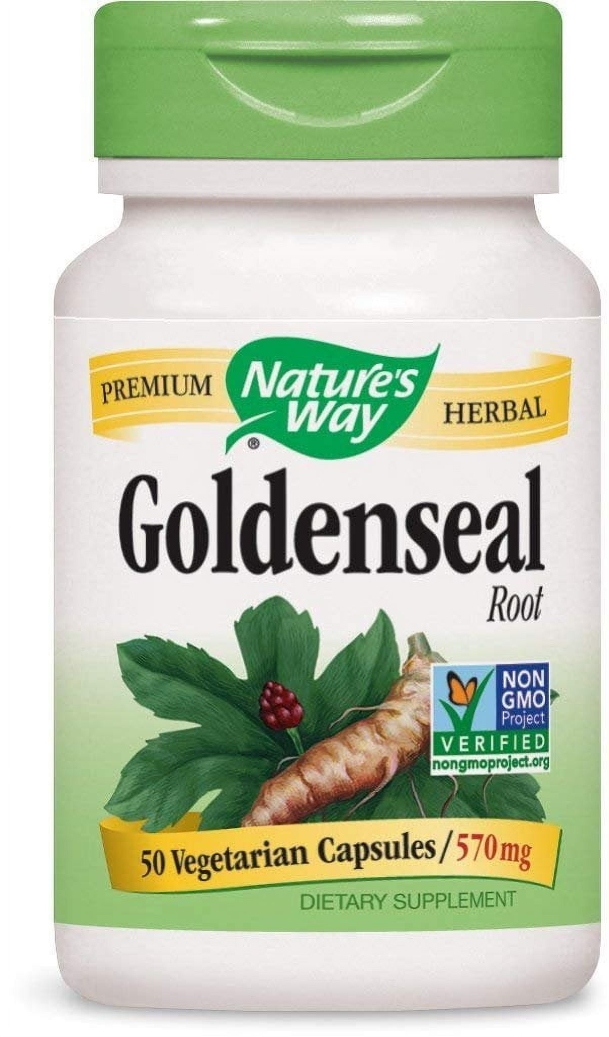 Nature's Way Goldenseal Root, 50 Capsules - Walmart.com