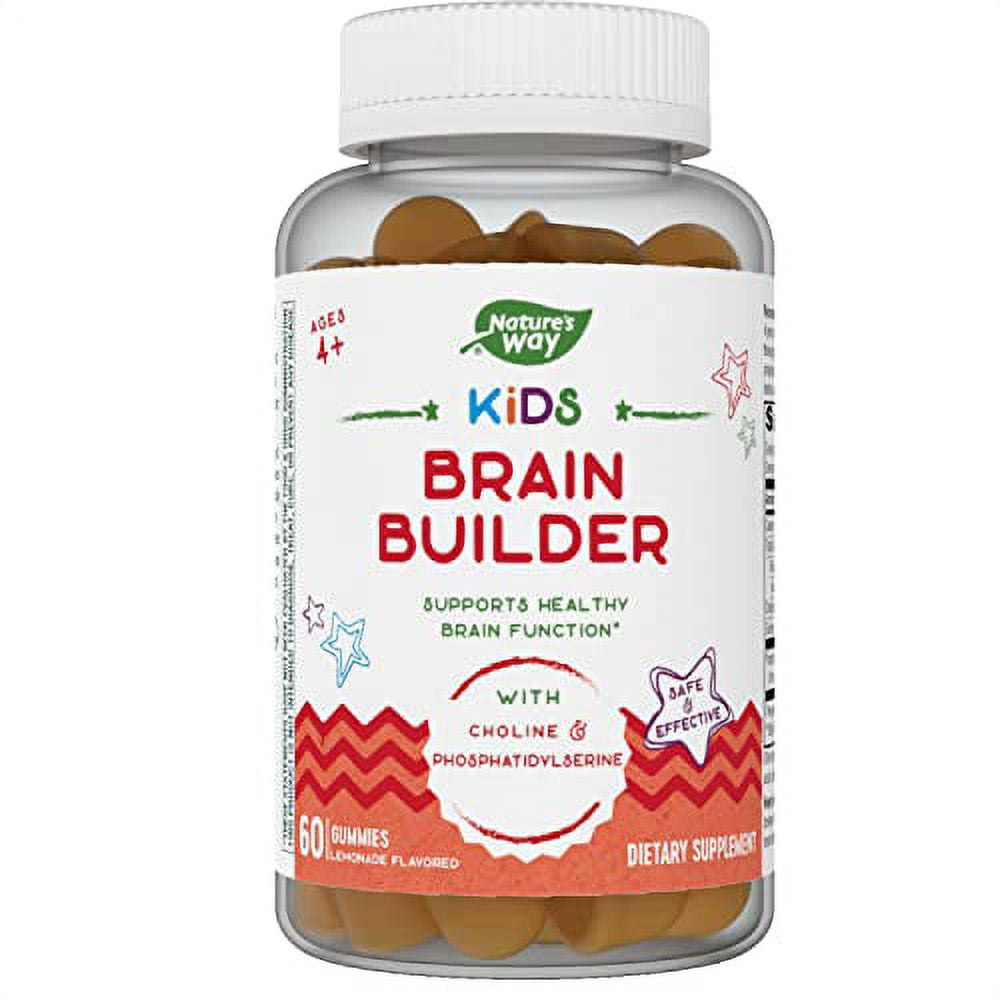 Natureâ€™s Way Kids Brain Builder, Supports Healthy Brain Function ...