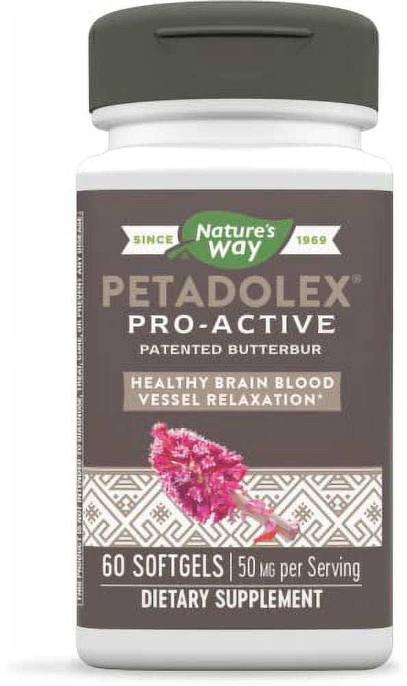 Nature's Way Petadolex Pro-Active, Blood Vessel Health and Relaxation ...