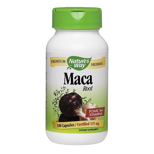Nature's Way Premium Herbal Maca Root 525 mg, 100 VCaps - Walmart ...