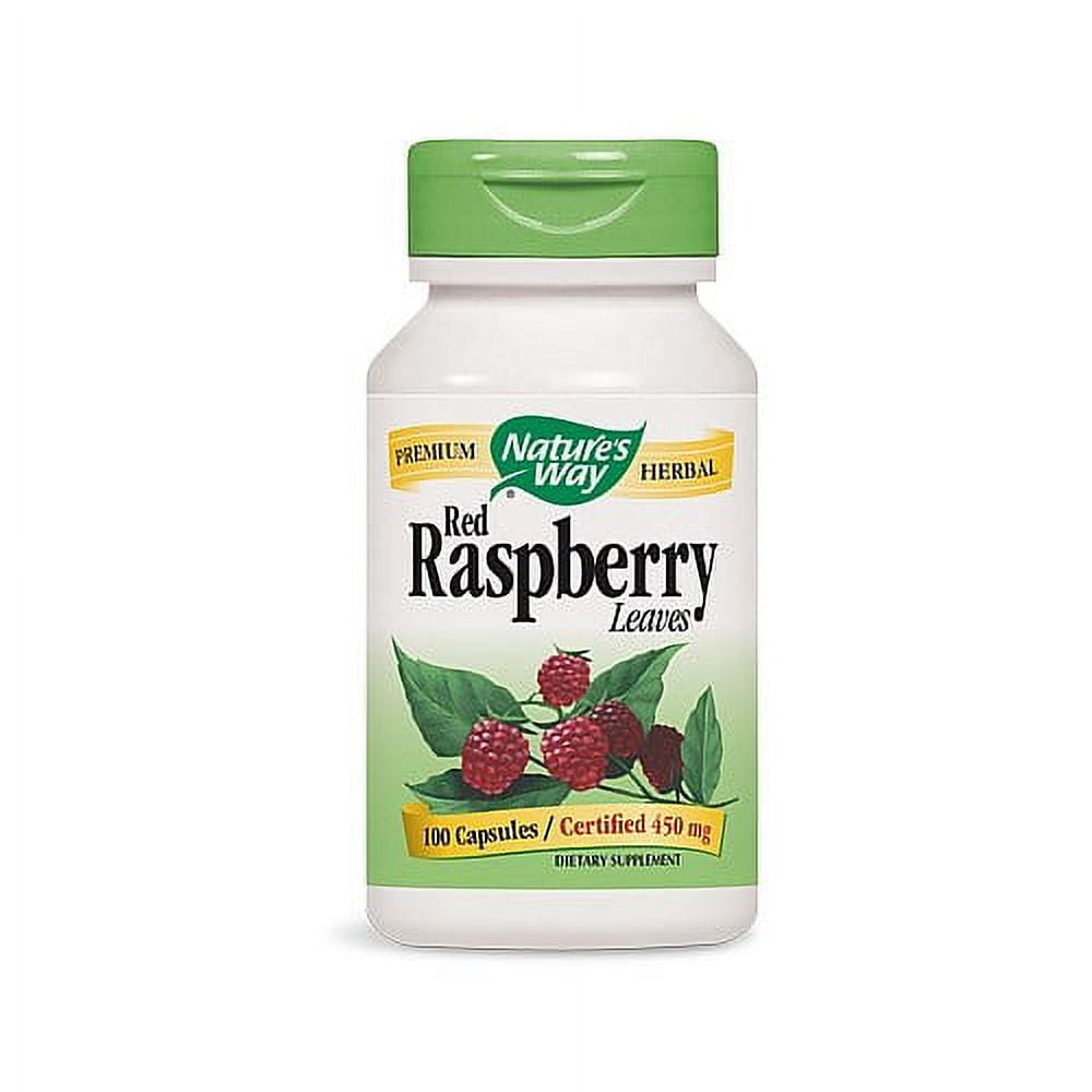Nature's Way Red Raspberry Leaves 100 Capsules - Walmart.com