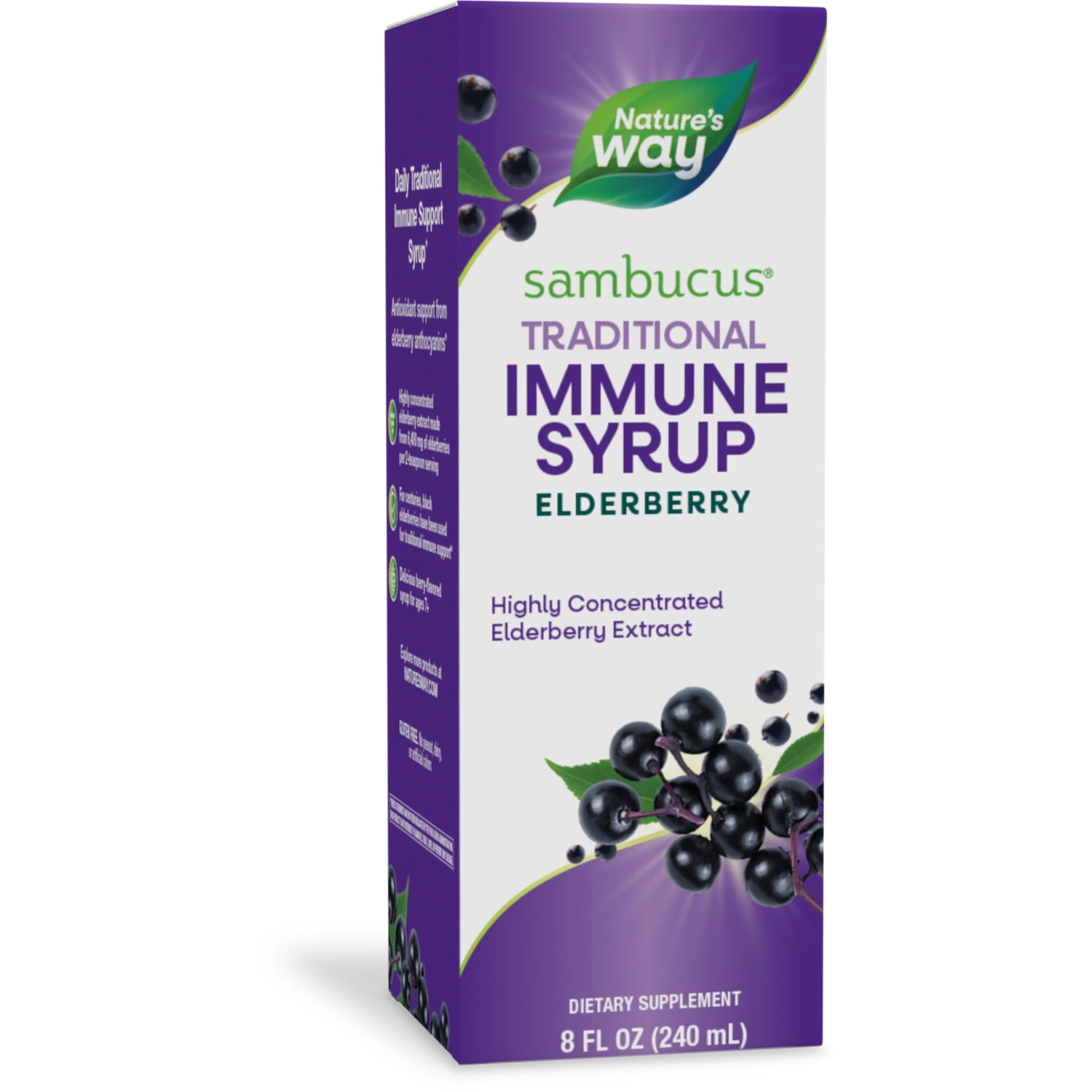 Nature’s Way Sambucus Traditional Immune Syrup, Black Elderberry ...