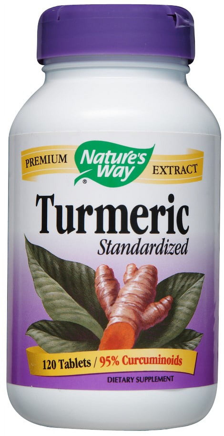 Nature's Way Turmeric Standardized Tablets, 120 Ct - Walmart.com