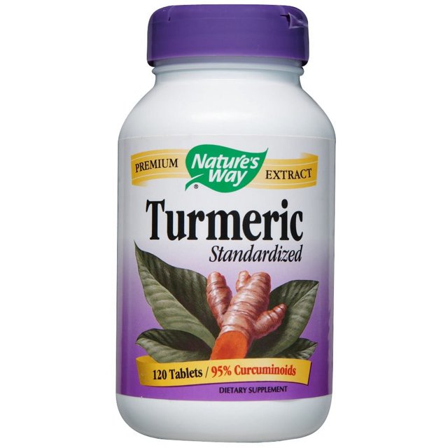 Nature's Way Turmeric Standardized Tablets, 120 Ct - Walmart.com