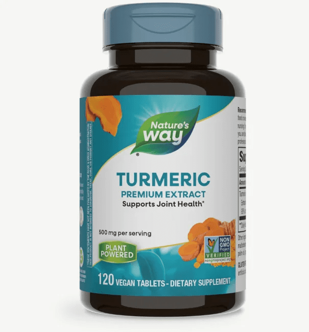 Nature's Way Standardized Turmeric Dietary Supplements, 120 ea ...