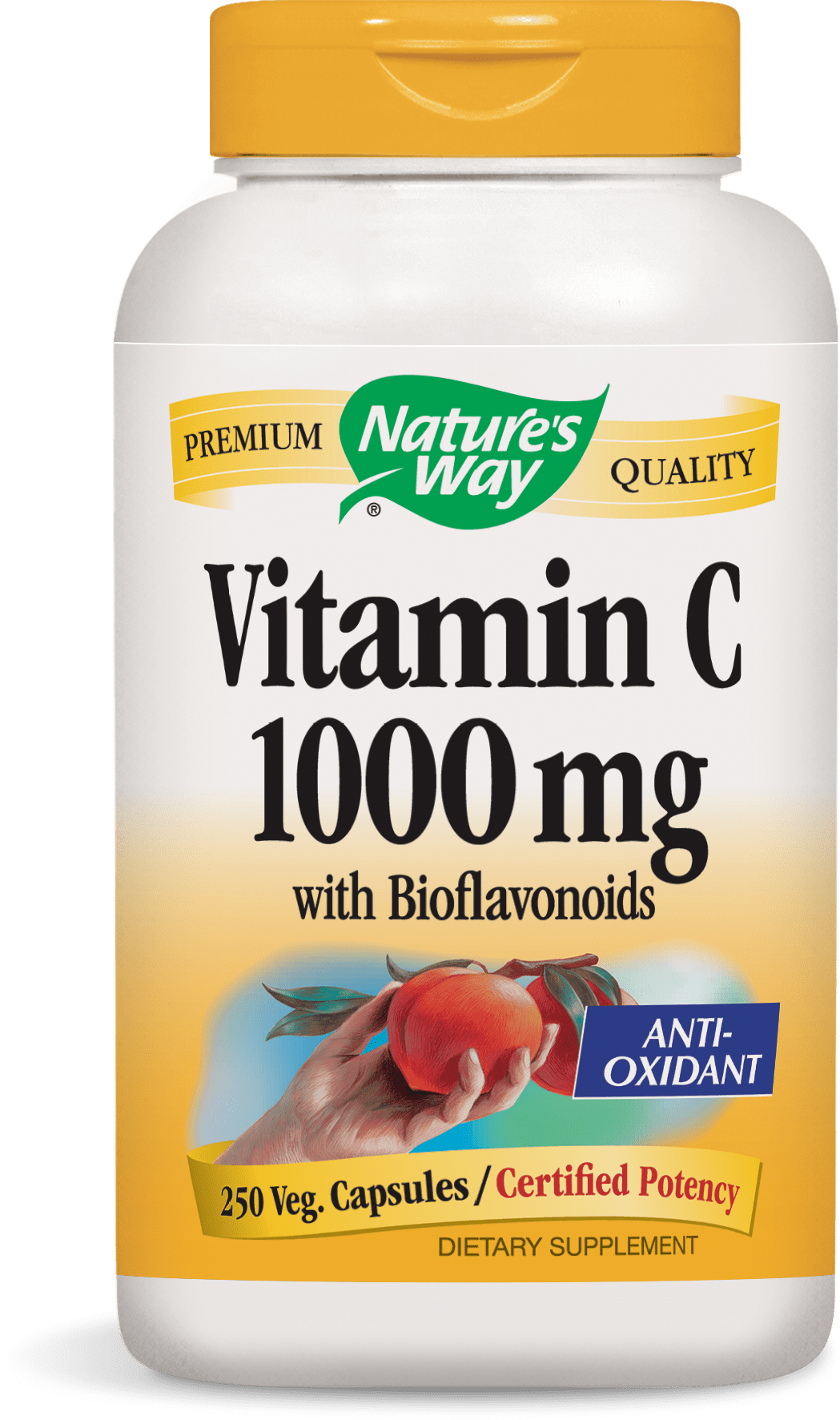 Nature's Way Vitamin C-1000 with Bioflavonoids 250 Vcaps - Walmart.com