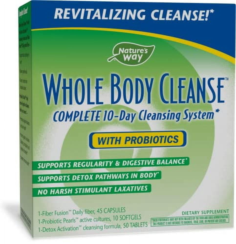 Nature's Way Whole Body Cleanse Complete 10-Day System Cleansing System ...