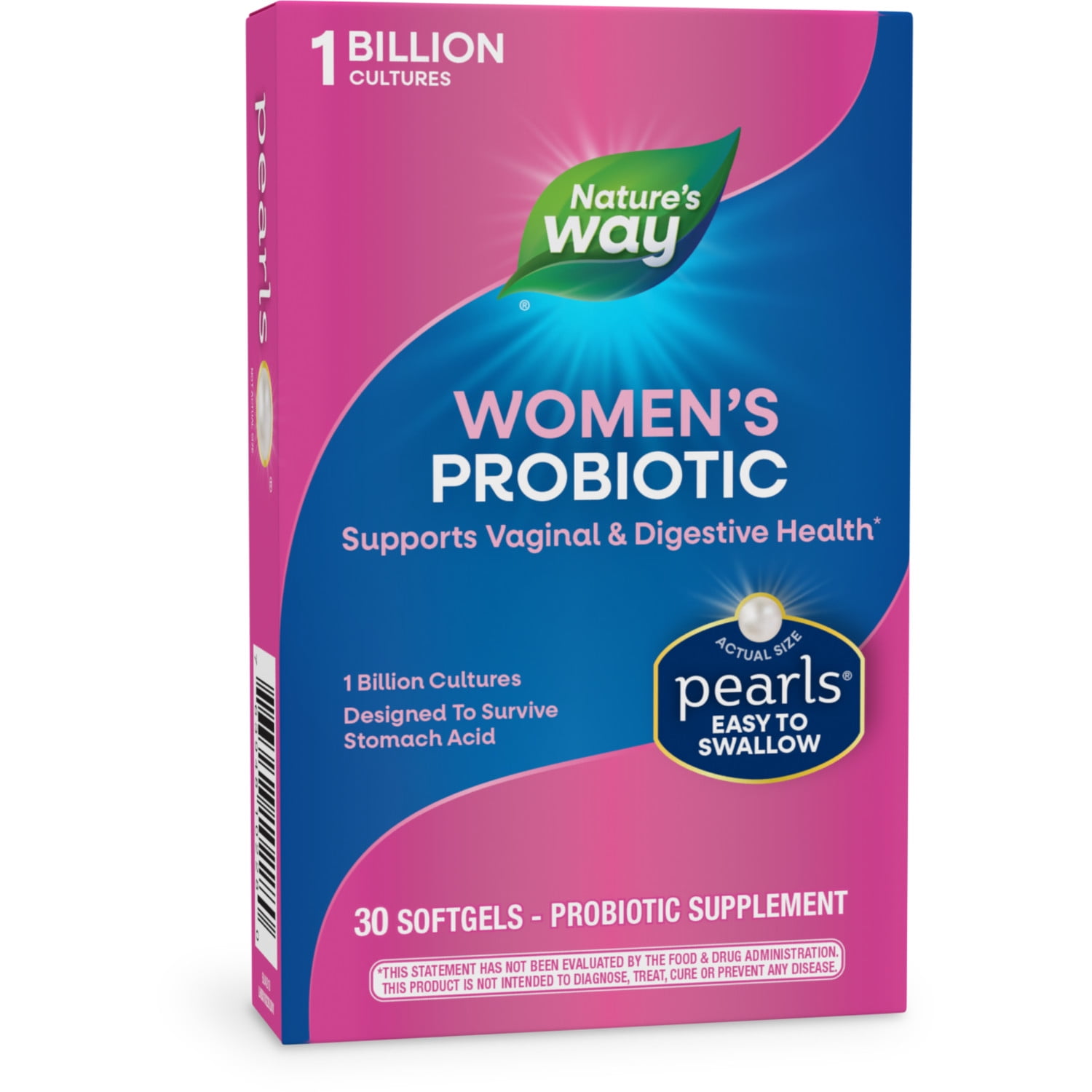 Nature's Way Women's Probiotic Pearls Softgels, Supports Vaginal ...