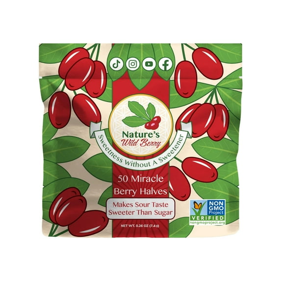 Nature's Wild Miracle Berries MDA05 - 50 Flavor-Changing Halves ...