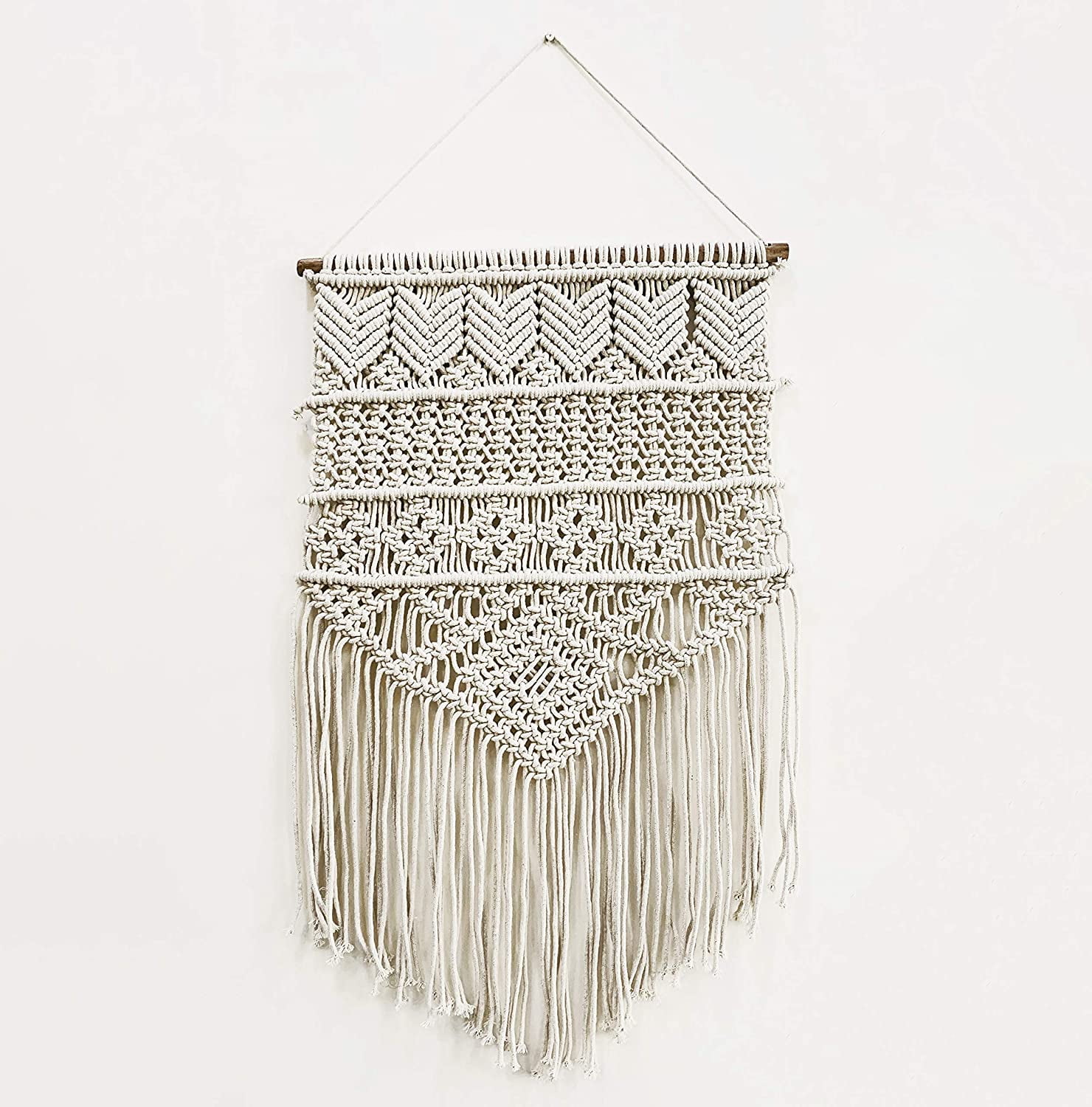 Nature4u Macrame Wall Hanging Woven Boho Chic Wall Decor, Beautiful ...