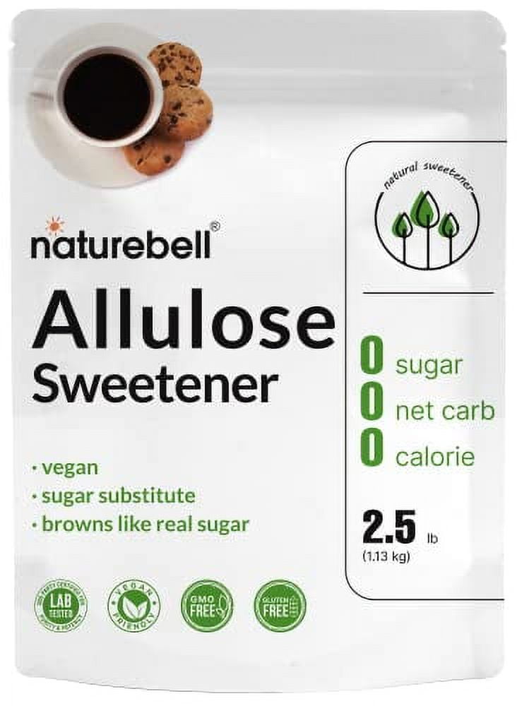 NatureBell Allulose Sweetener, 2.5 Lbs | Keto & Vegan-Friendly, White ...