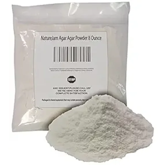 NatureJam Agar Agar Powder 8 Ounce-Premium Gel Strength Gelatin ...