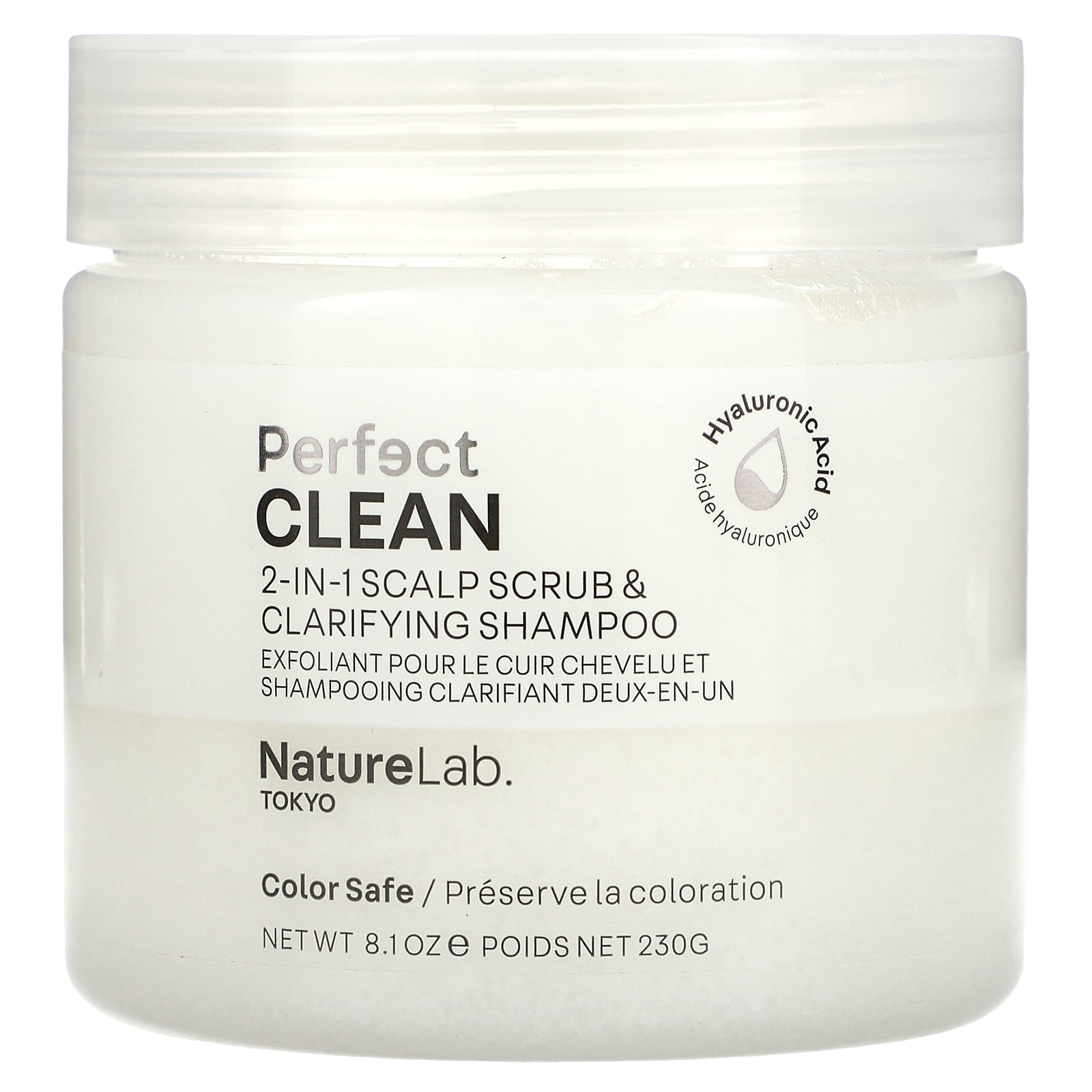 NatureLab Tokyo Perfect Clean, 2-in-1 Scalp Scrub & Clarifying Shampoo ...