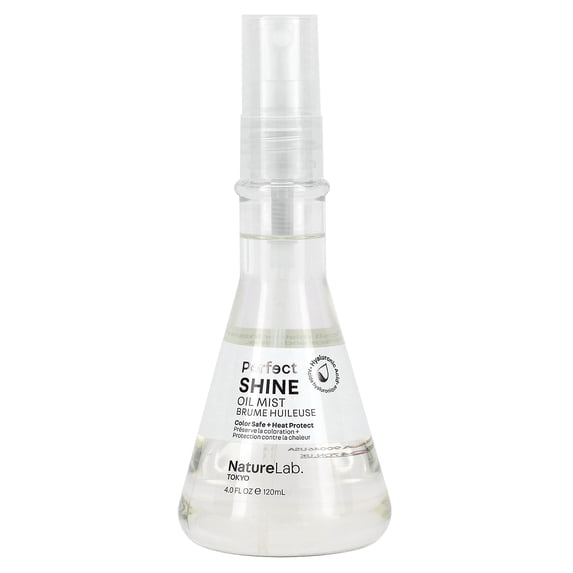 NATURELAB TOKYO Perfect Shine Oil Mist, 4 fl oz, Color Safe & Heat ...