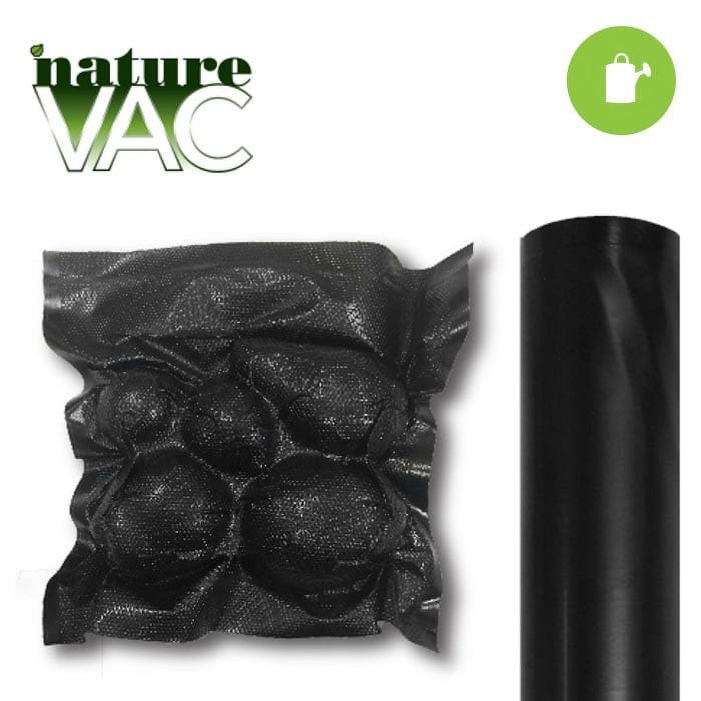 NatureVAC Vacuum Seal Bags 11in x 19.5ft. Black/Black - Walmart.com