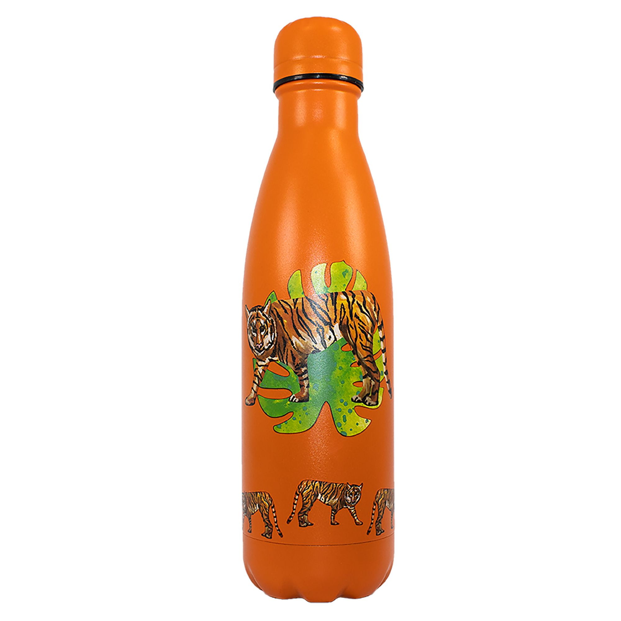 NatureVac Tiger - Stainless Steel Thermal Insulated 17 oz Water Bottle ...