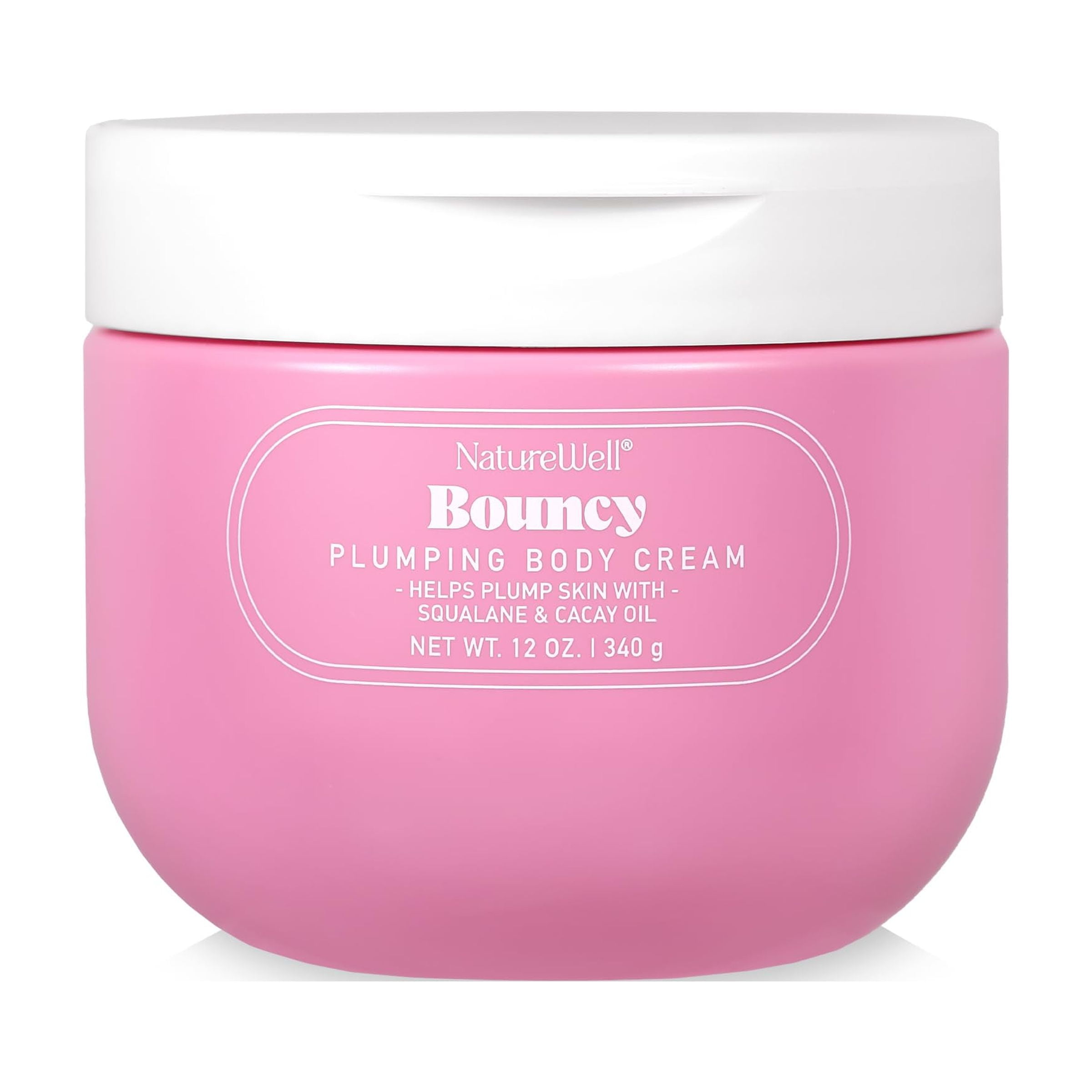 NATUREWELL Bouncy Plumping & Moisturizing Body Cream, Lightweight ...
