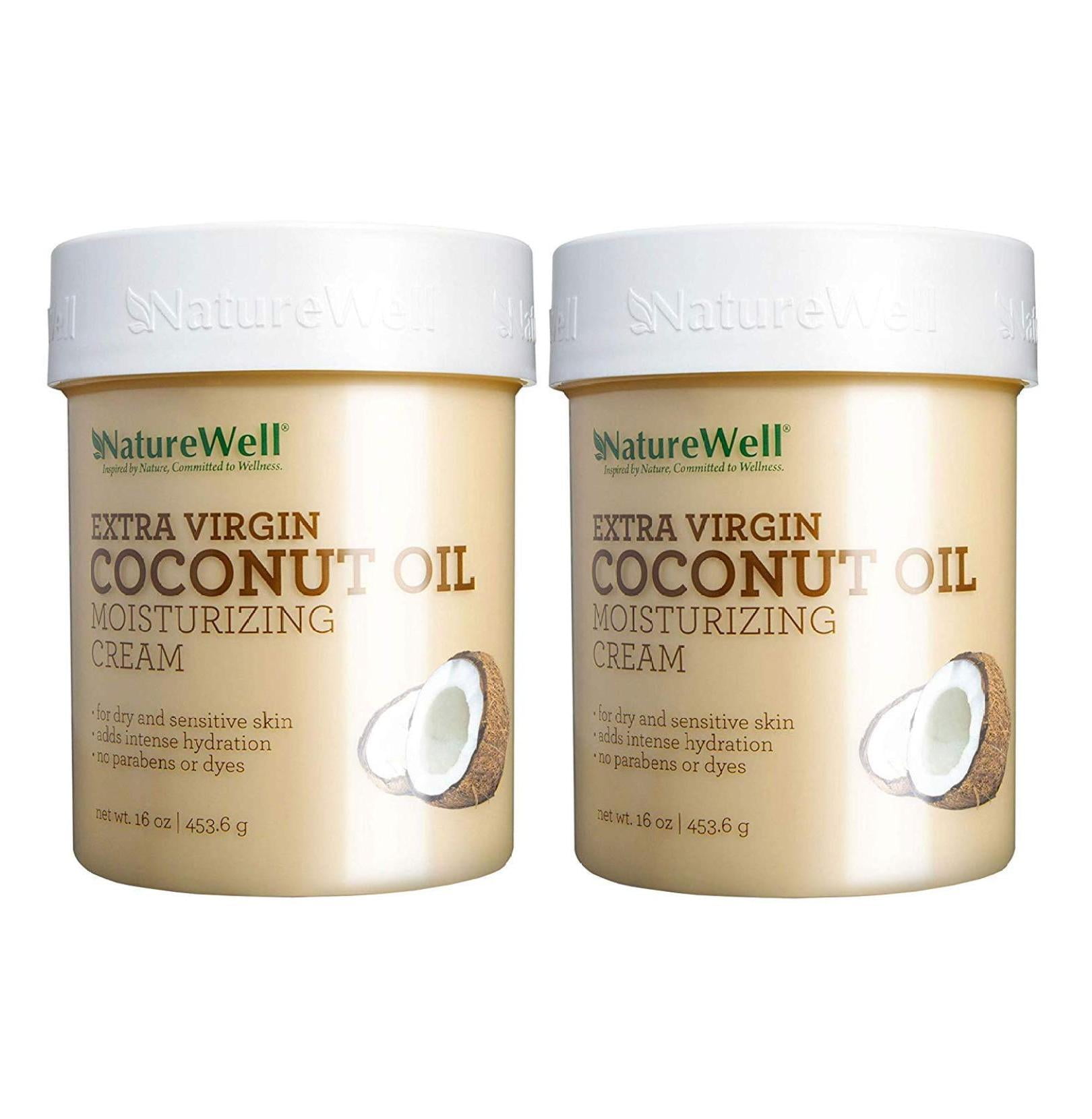 NatureWell Coconut + MCT Moisturizing Cream (16 Ounce) (2 Pack ...