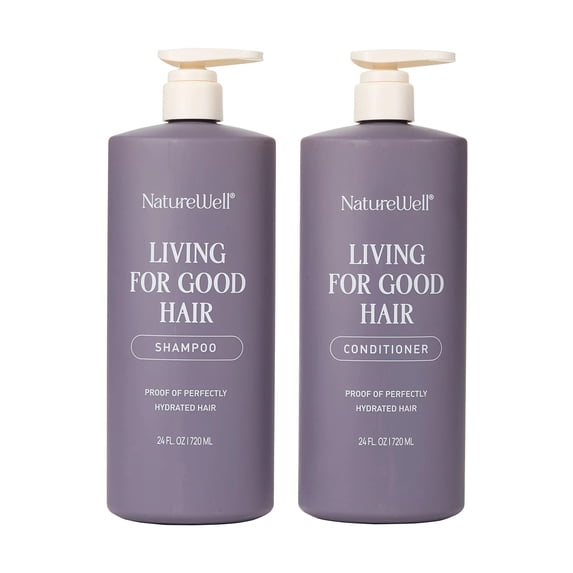 NatureWell Living For Good Shampoo & Conditioner, 24 Fluid Ounce (Pack ...