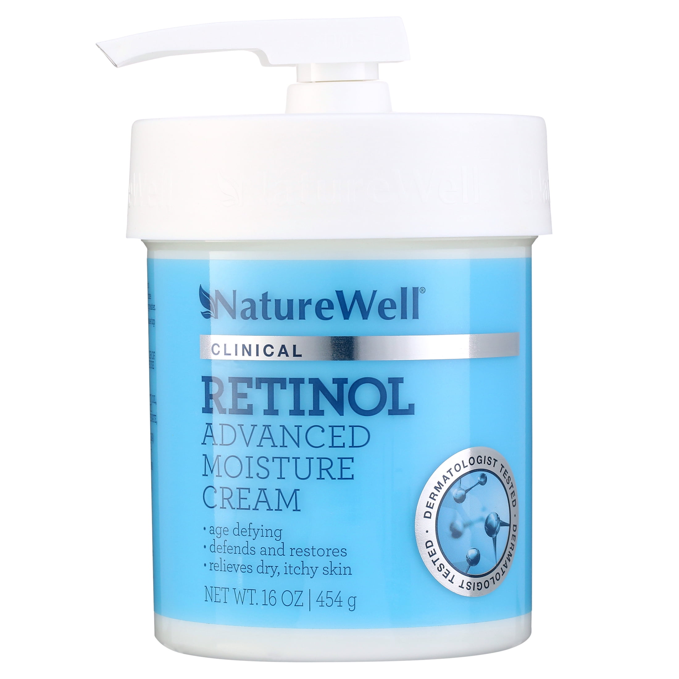 NatureWell Retinol Advanced Moisturizer Cream for Face and Body (16 oz ... NatureWell Retinol Advanced Moisturizer Cream for Face and Body (16 oz ...