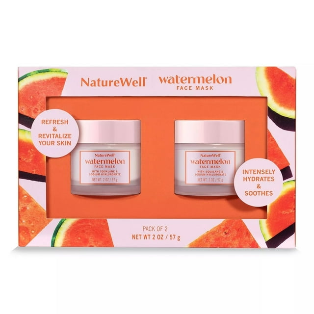 NatureWell Watermelon Face Mask, 2 Ounce (Pack of 2) - Walmart.com