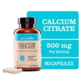 NatureWise Calcium Citrate 500mg - Vegan, Non-GMO - 90 Capsules[30-Day ...