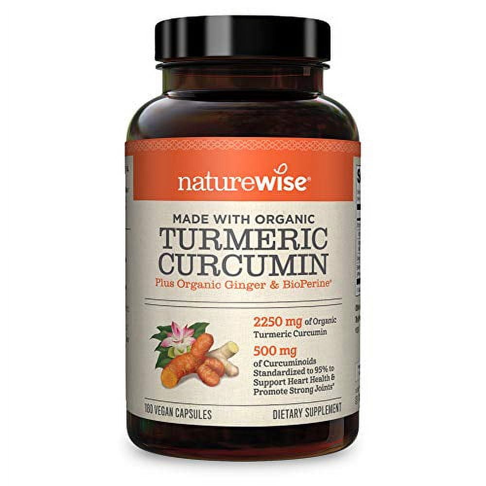 NatureWise Curcumin Turmeric 2250mg (2 Month Supply) 95 Curcuminoids ...