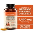 NatureWise Curcumin Turmeric 2250mg, Black Pepper, Ginger, 500mg ...