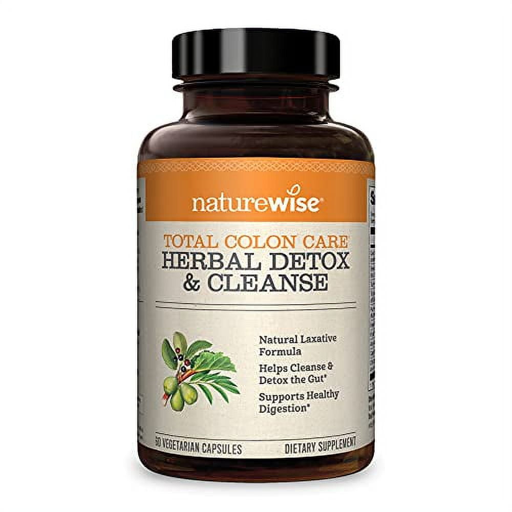 NatureWise Herbal Detox Cleanse Laxative Supplements | Natural Colon ...