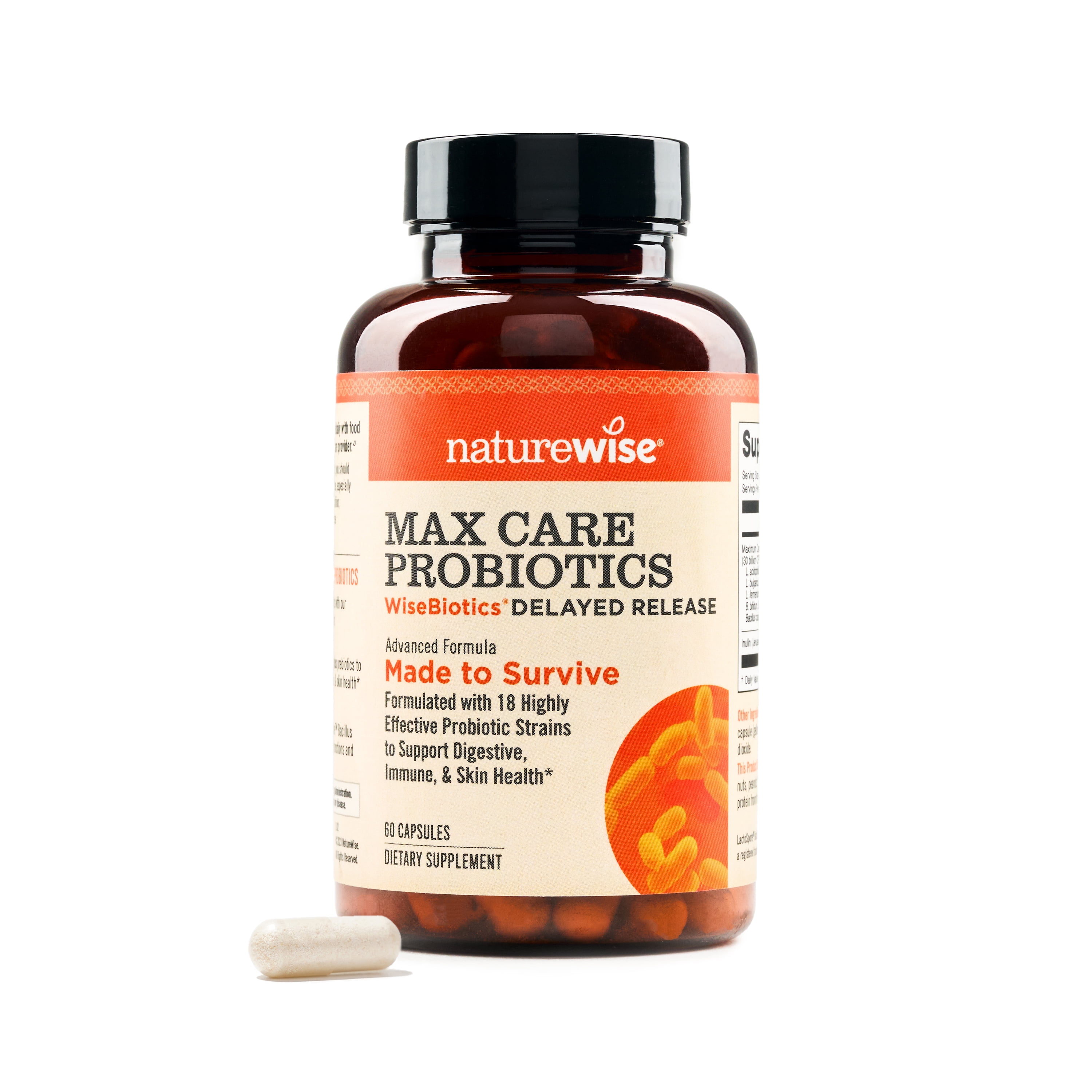 NatureWise Max Probiotics for Women & Men - 30 Billion CFU 18 Strains ...