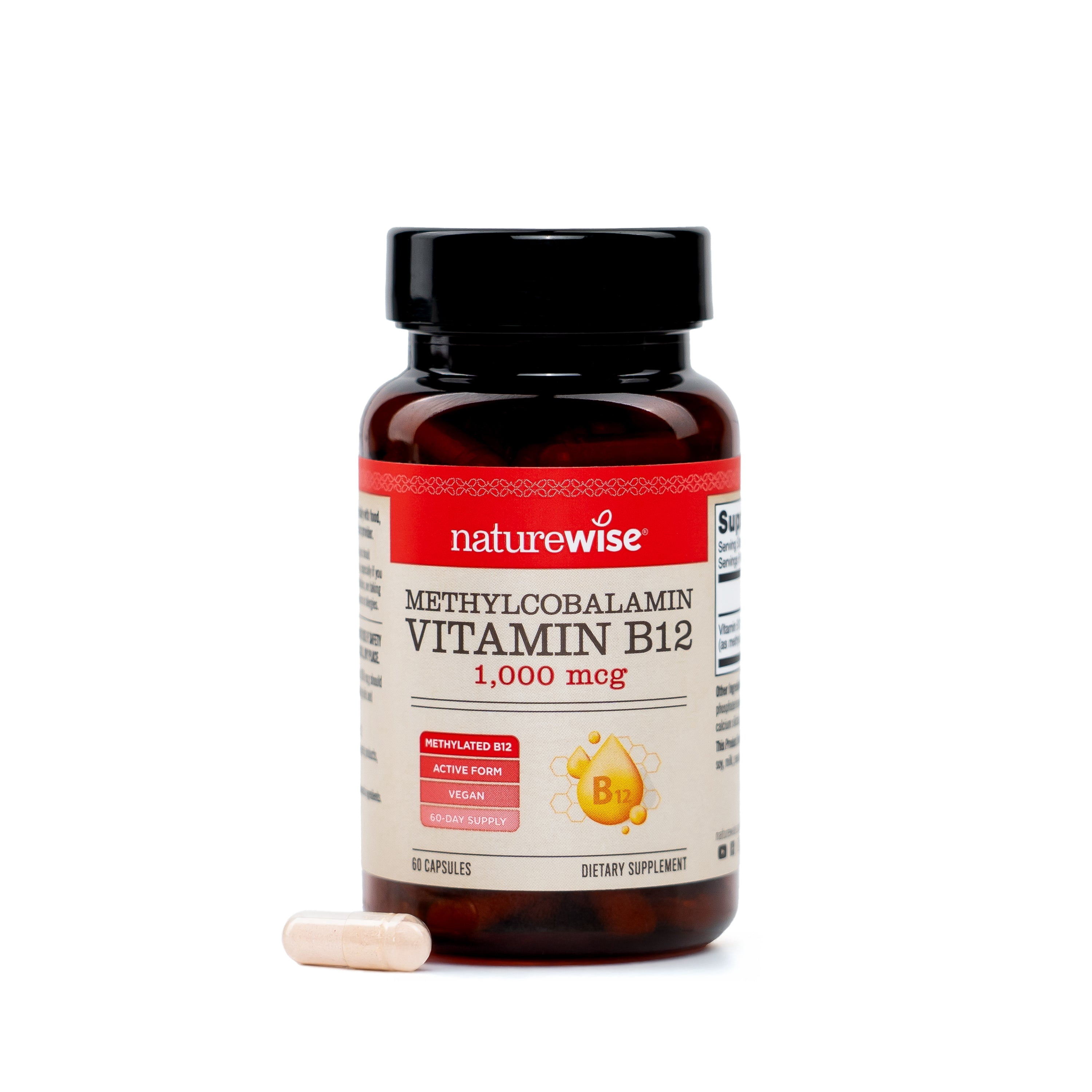 NatureWise Vitamin B12 Methylcobalamin - Active Form For Ultra ...