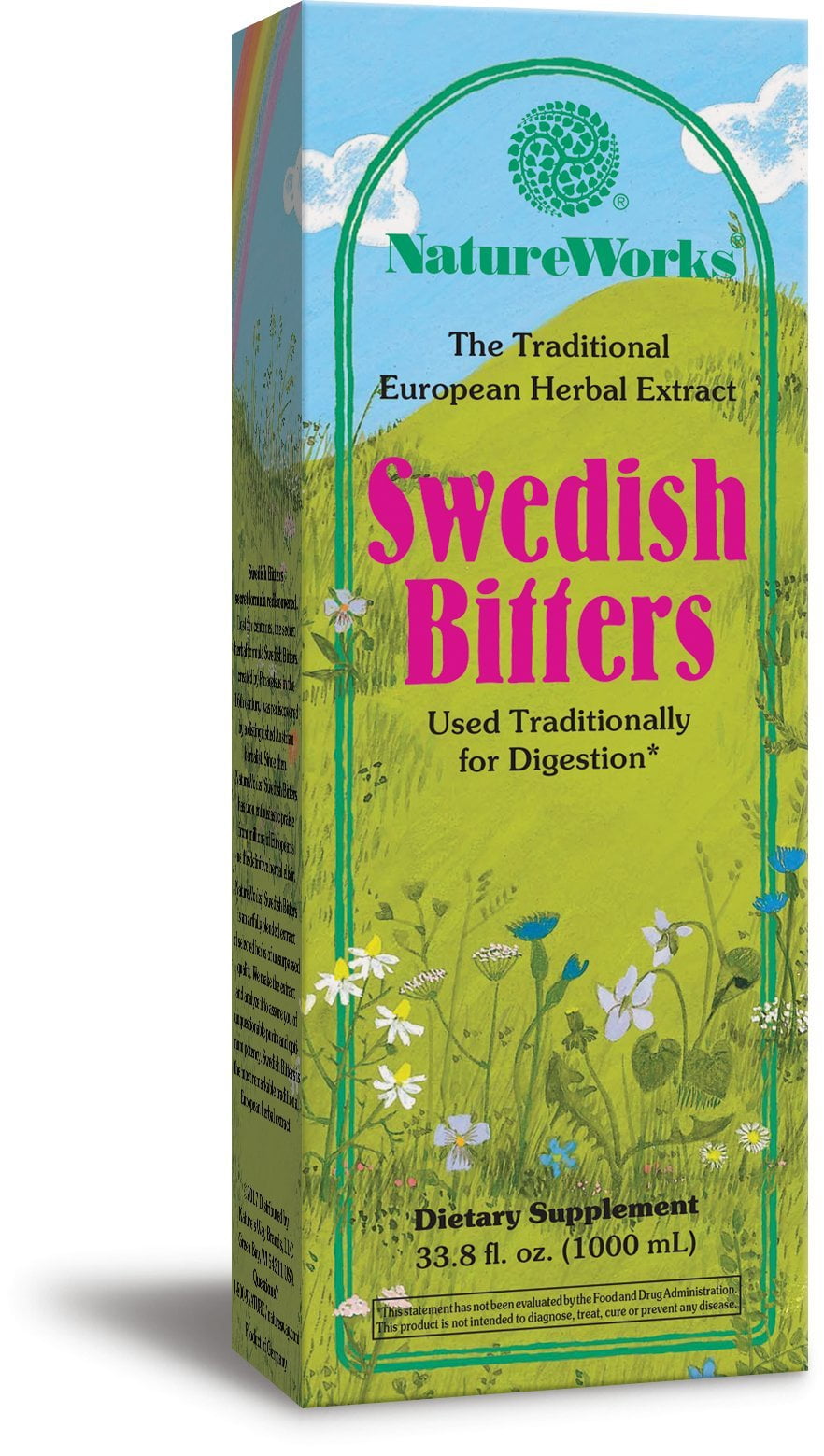 NatureWorks Swedish Bitters Traditional European Herbal Extract Used ...