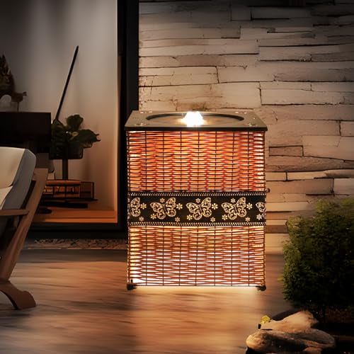 Naturefalls Classical Indoor Water Fountain with LED Lights - 17" H ...