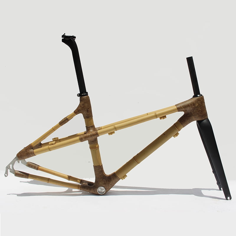 Naturefly Bamboo Gravel Frame Disc Road Bike Frameset City Cycling ...
