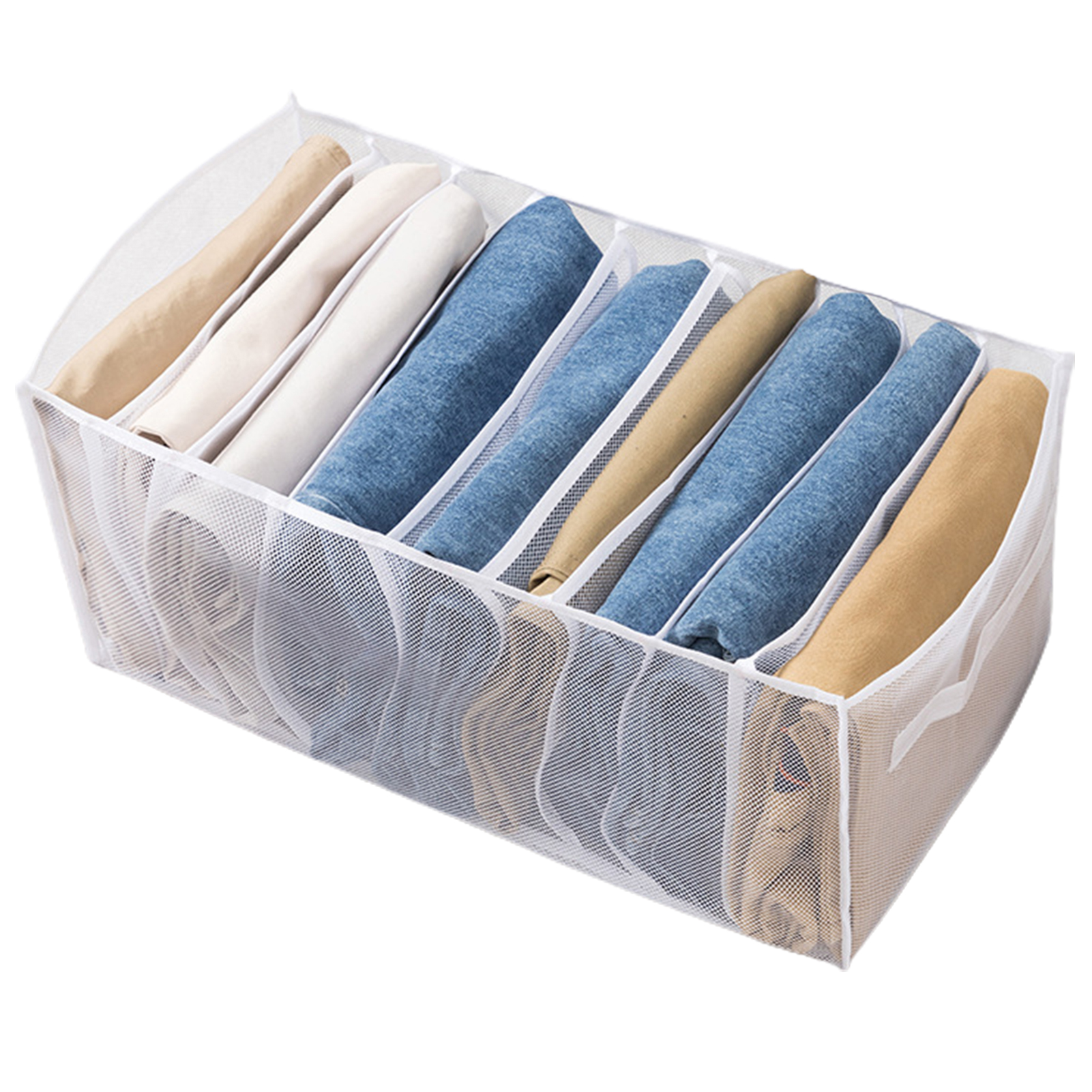 Naturegr Folding Clothes Organizer Printing Space-saving Fabric Folding ...