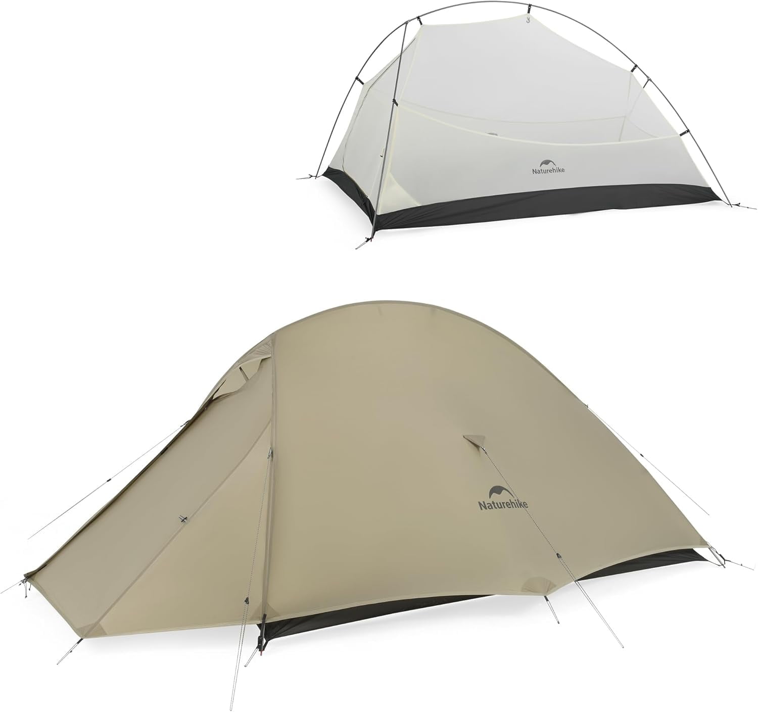 Naturehike 2 Person Tent Lightweight Backpacking Tent with Footprint ...