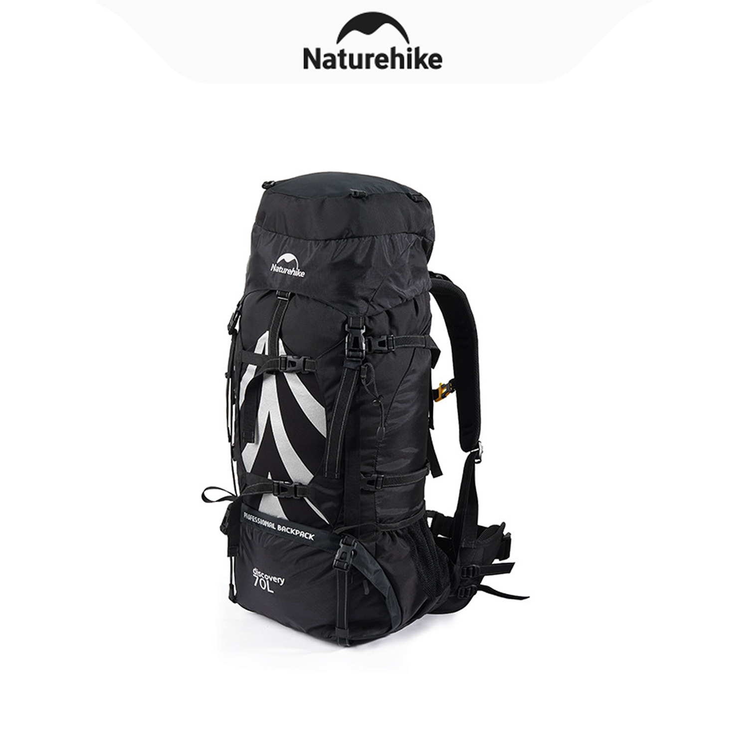 Naturehike, 70L Hiking Backpack, Outdoor Travel Backpack with Rain ...