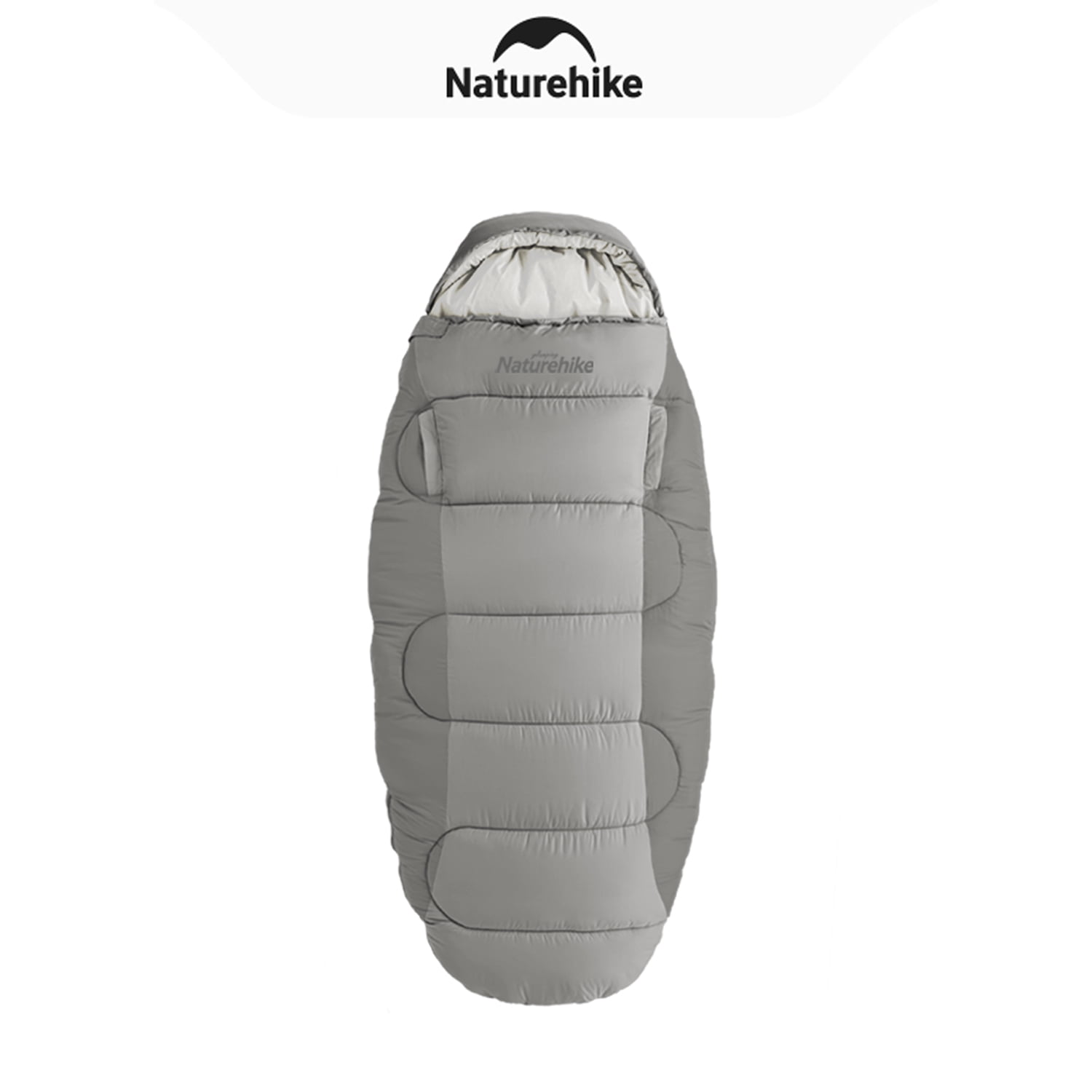 Naturehike, Cotton Sleeping Bag with Arm Holes, Oversize Sleeping Bag for Adults with Hood ...