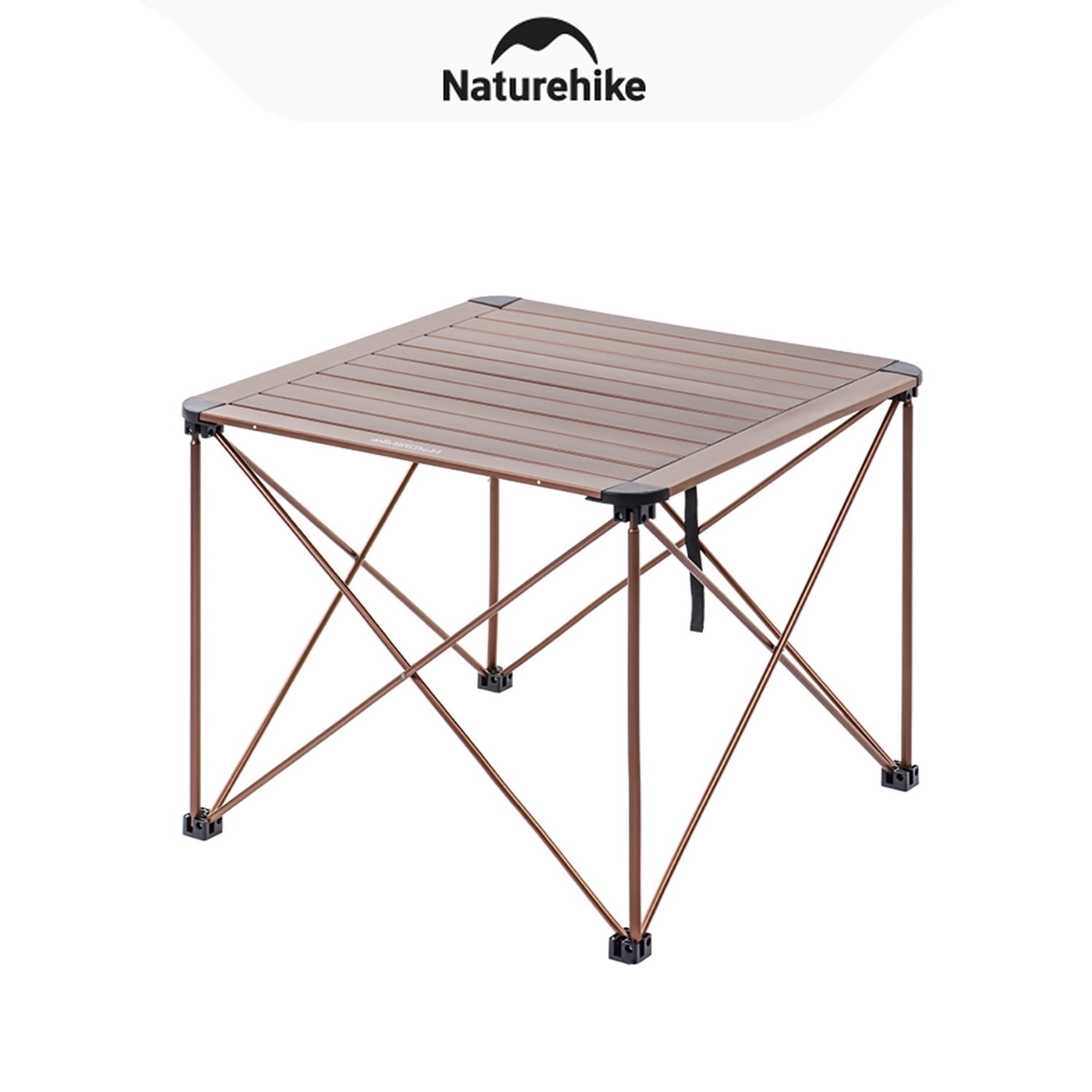 Naturehike, Foldable Camping Table, Quad Fold Lightweight Aluminum ...