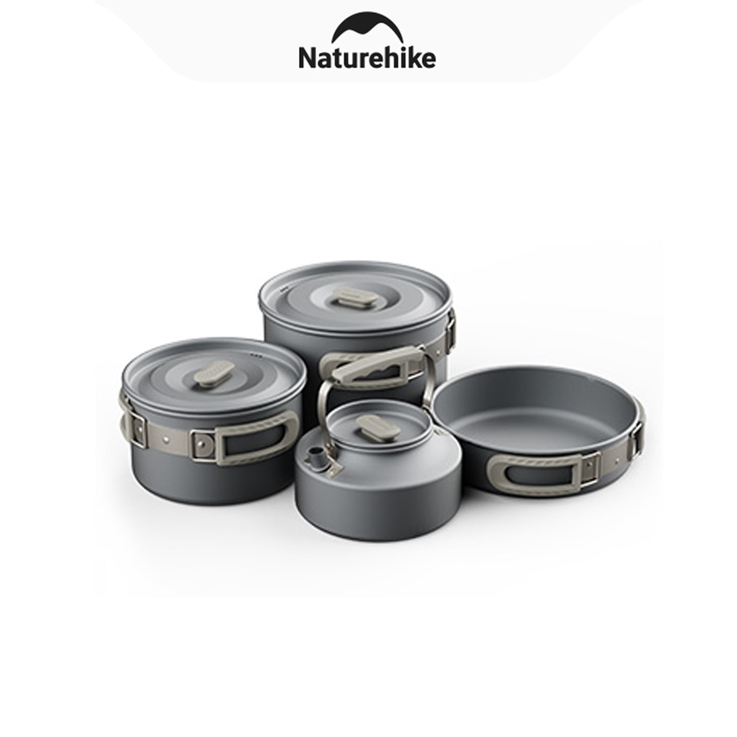Naturehike, Outdoor Cookware Set, Camping Aluminum Alloy Cookware，Non ...