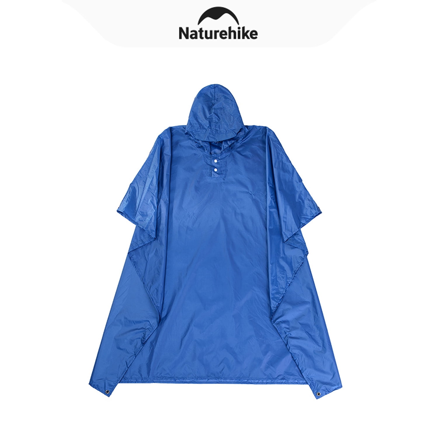 Naturehike, Rain Ponchos, Multi-purpose Outdoor Rain Poncho with Hood ...
