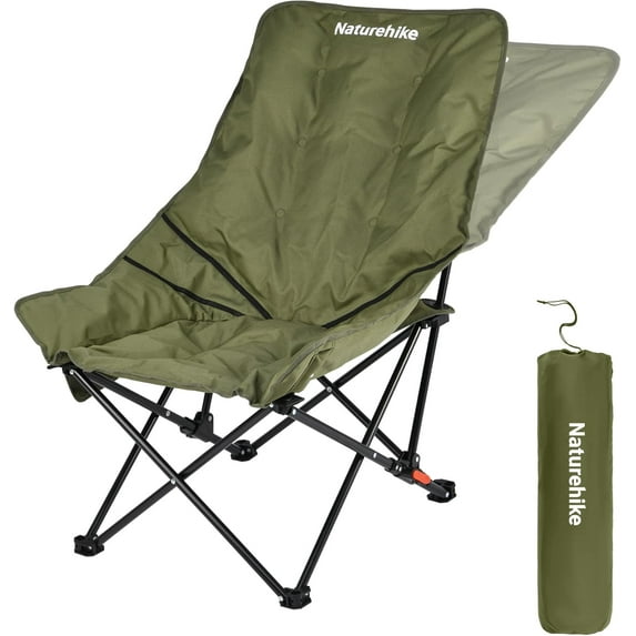 Naturehike Seastar Padded Camping Chair, Oversized 2-Position ...