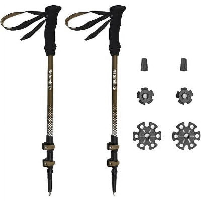Naturehike Trekking Poles Carbon 169g 1-Piece Set Adjustable Ultra ...
